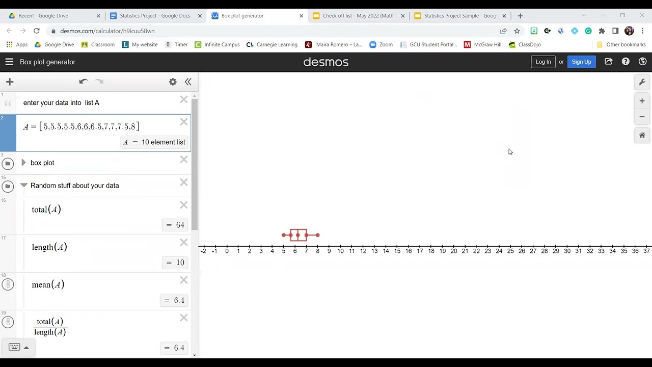 Create Box Plot Using Desmos YouTube Create Box Plot Using Desmos YouTube