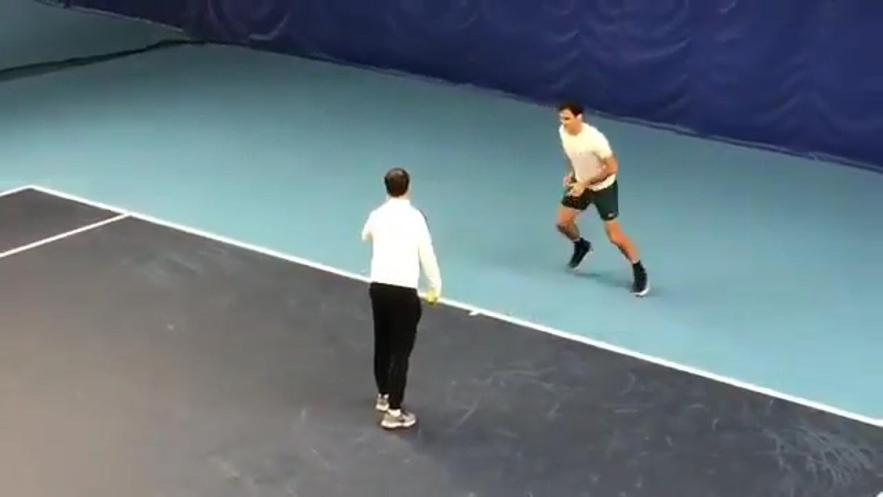 Roger Federer LAST Footwork Training [Unseen Footage] - YouTube