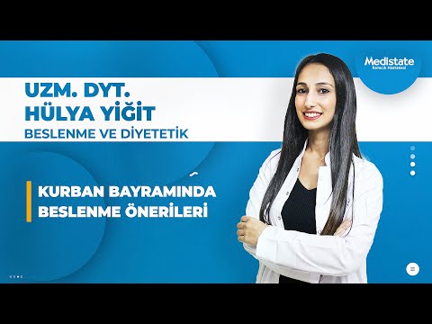 Uzm. Dyt. Hülya Yiğit - Kurban Bayramında Beslenme Önerileri