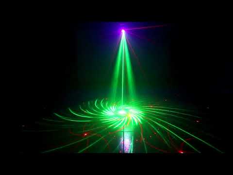 8 hole rechargeable mini laser light