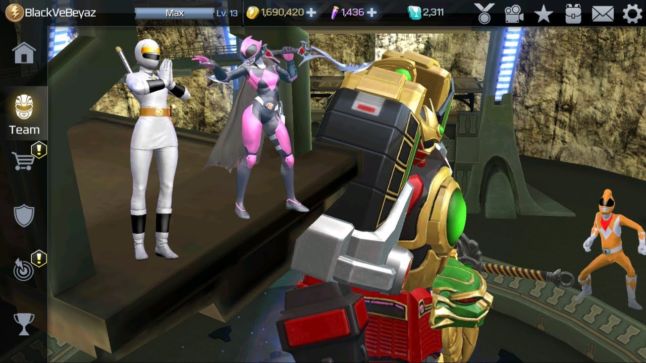Mighty Morphin Alien Ranger Delphine and Mighty Morphin Thunder ...