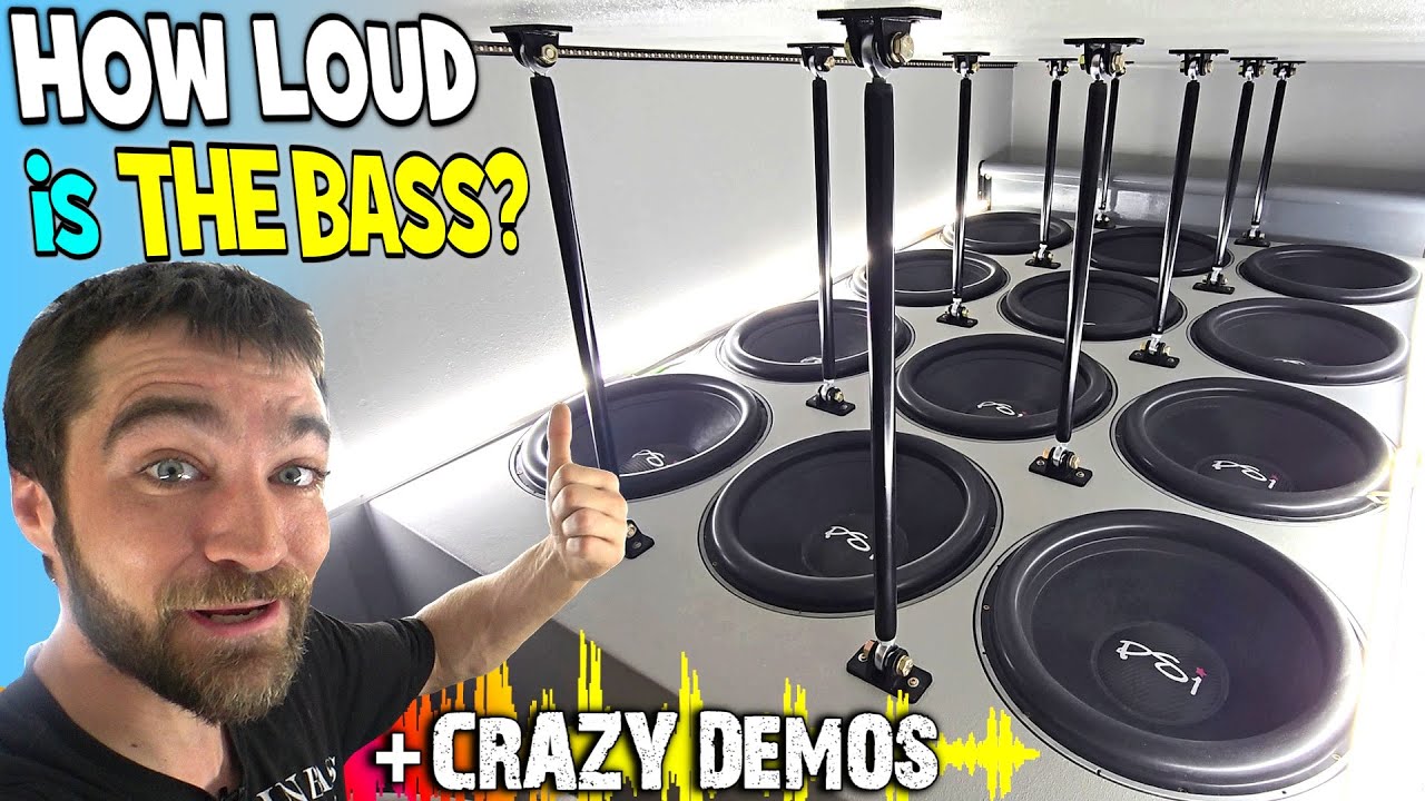 How LOUD is EXO's Subwoofer Setup? 1st FULL VOLUME Bass Test w/ 12 18 ...