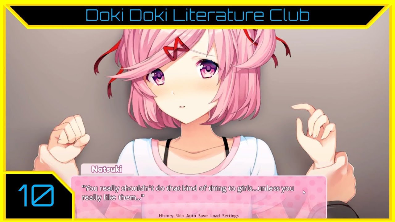 Let's Do Doki Doki Literature Club - Part 10 - Red Flags Everywhere ...