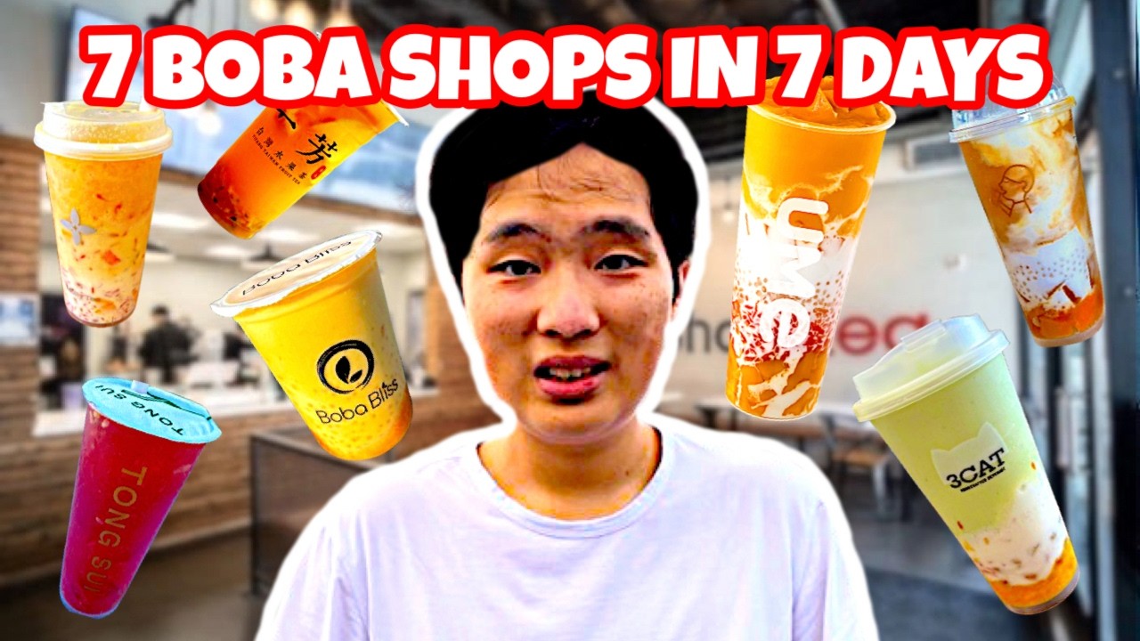 7 DAYS AT 7 BOBA SHOPS - BAY AREA - YouTube