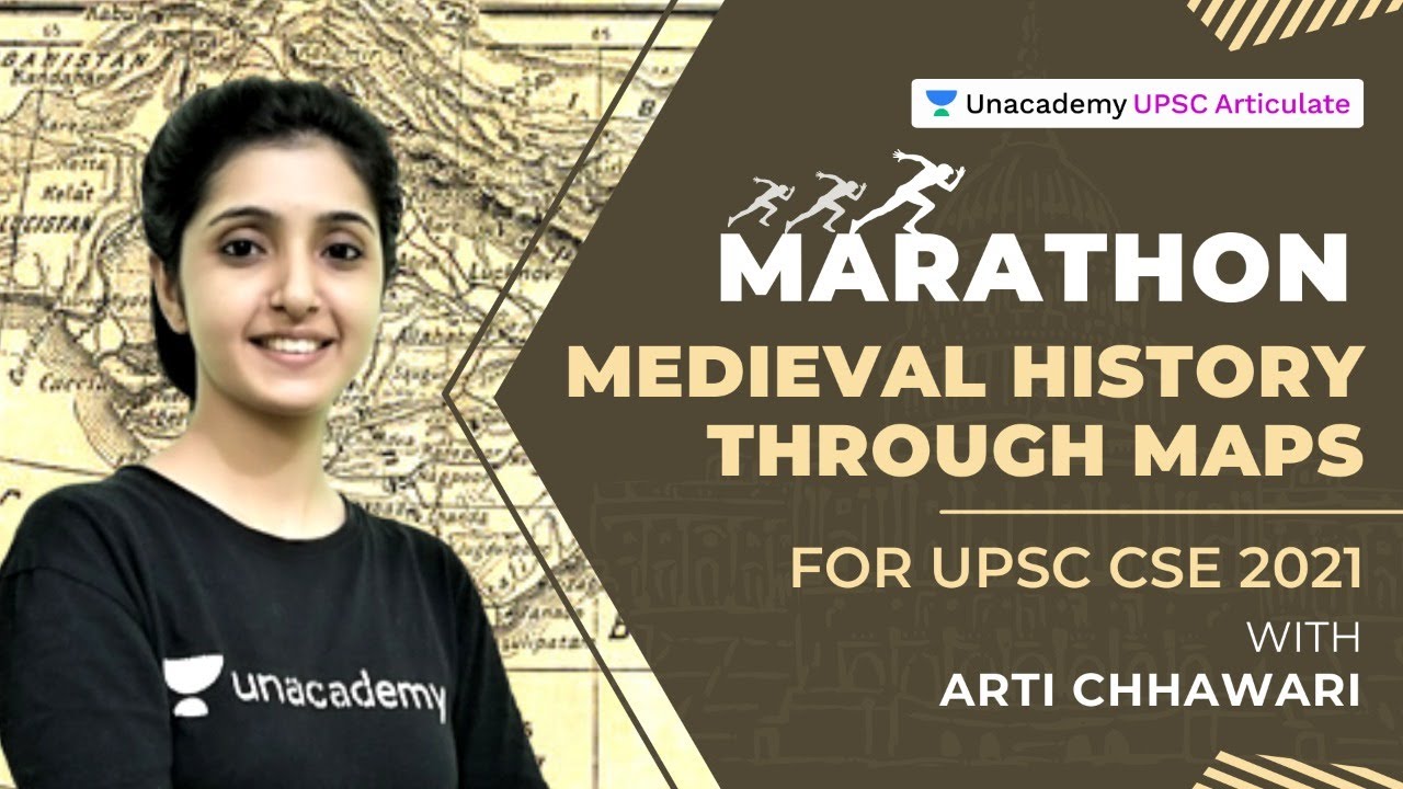 Medieval India History through Maps | UPSC CSE 2021-22 | By Arti ...