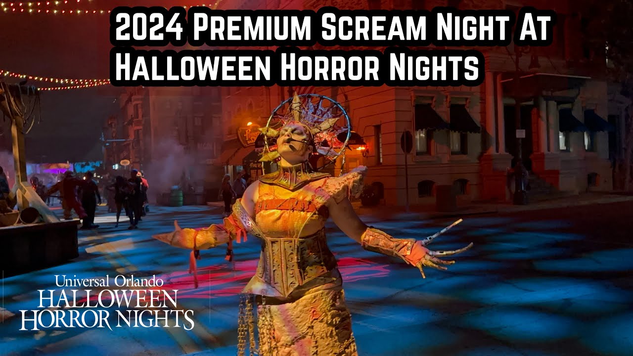 2024 Premium Scream Night at Halloween Horror Nights In Universal ...