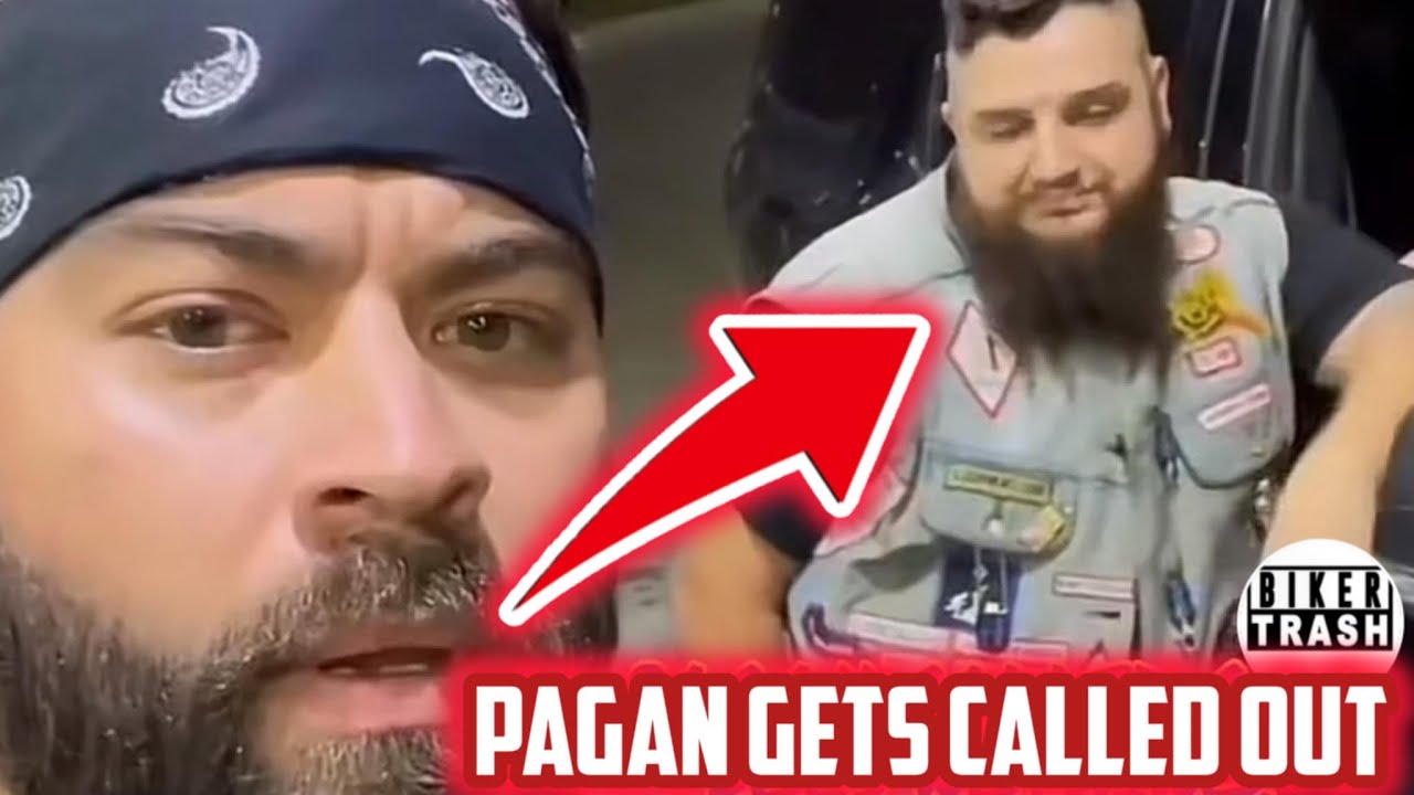 Pagan MC Member Gets Called Out and Does Nothing - YouTube