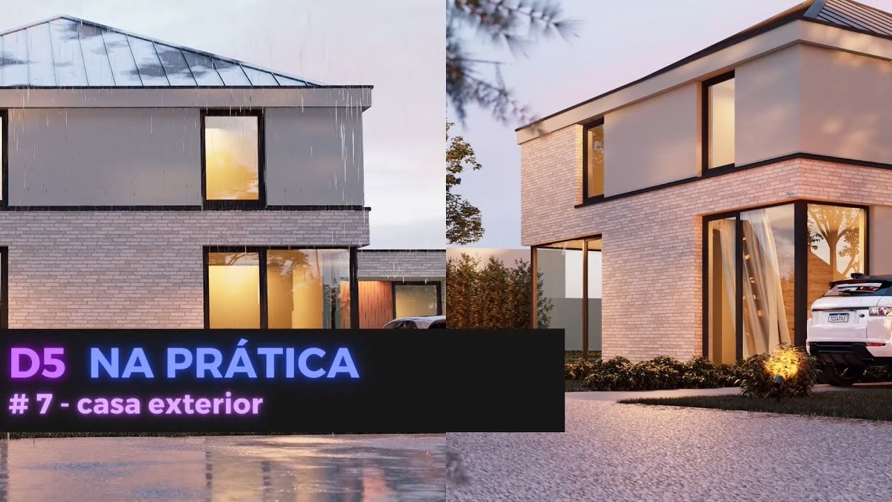 D5 2.2 RENDER TUTORIAL | D5 na PRÁTICA #07 casa exterior - YouTube