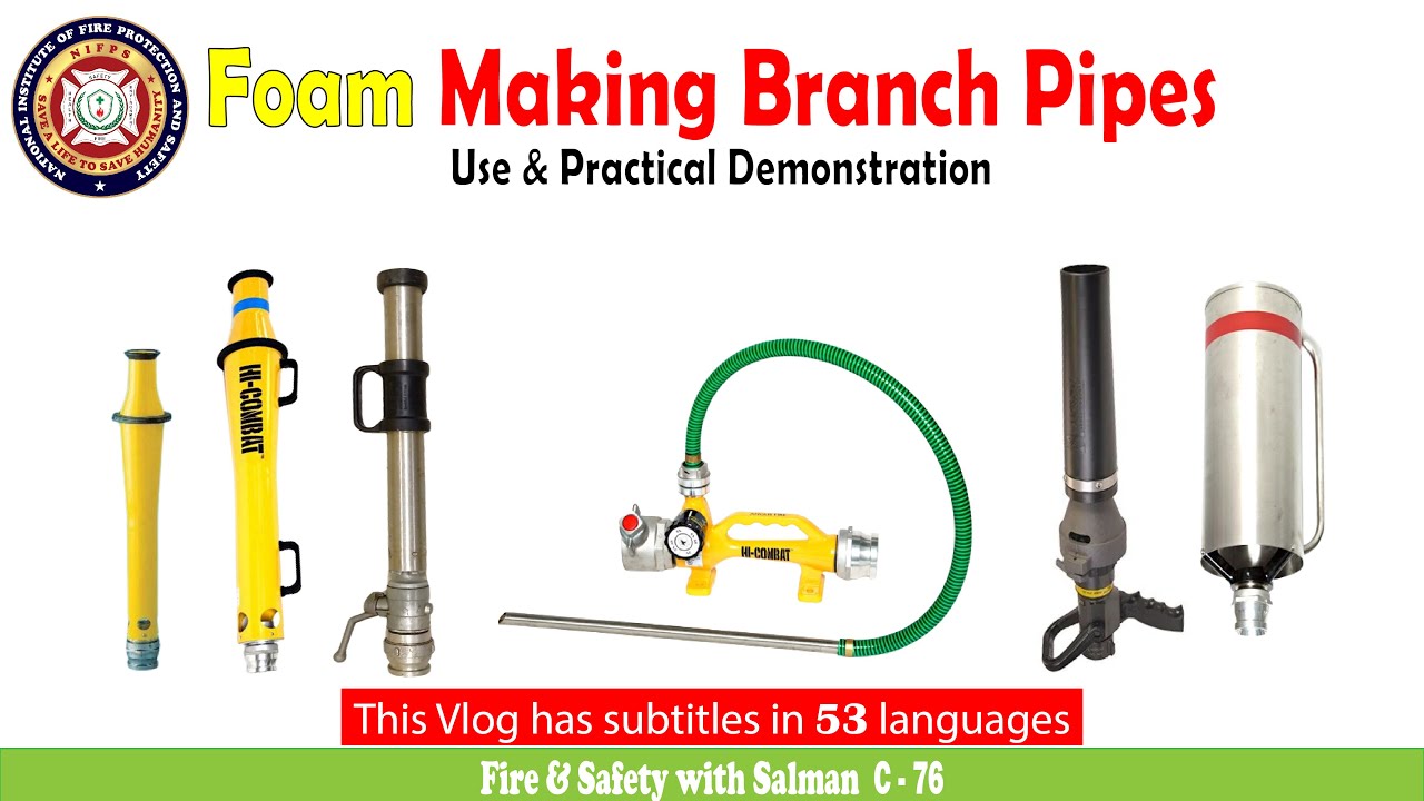 Foam Making Branch Pipes - YouTube