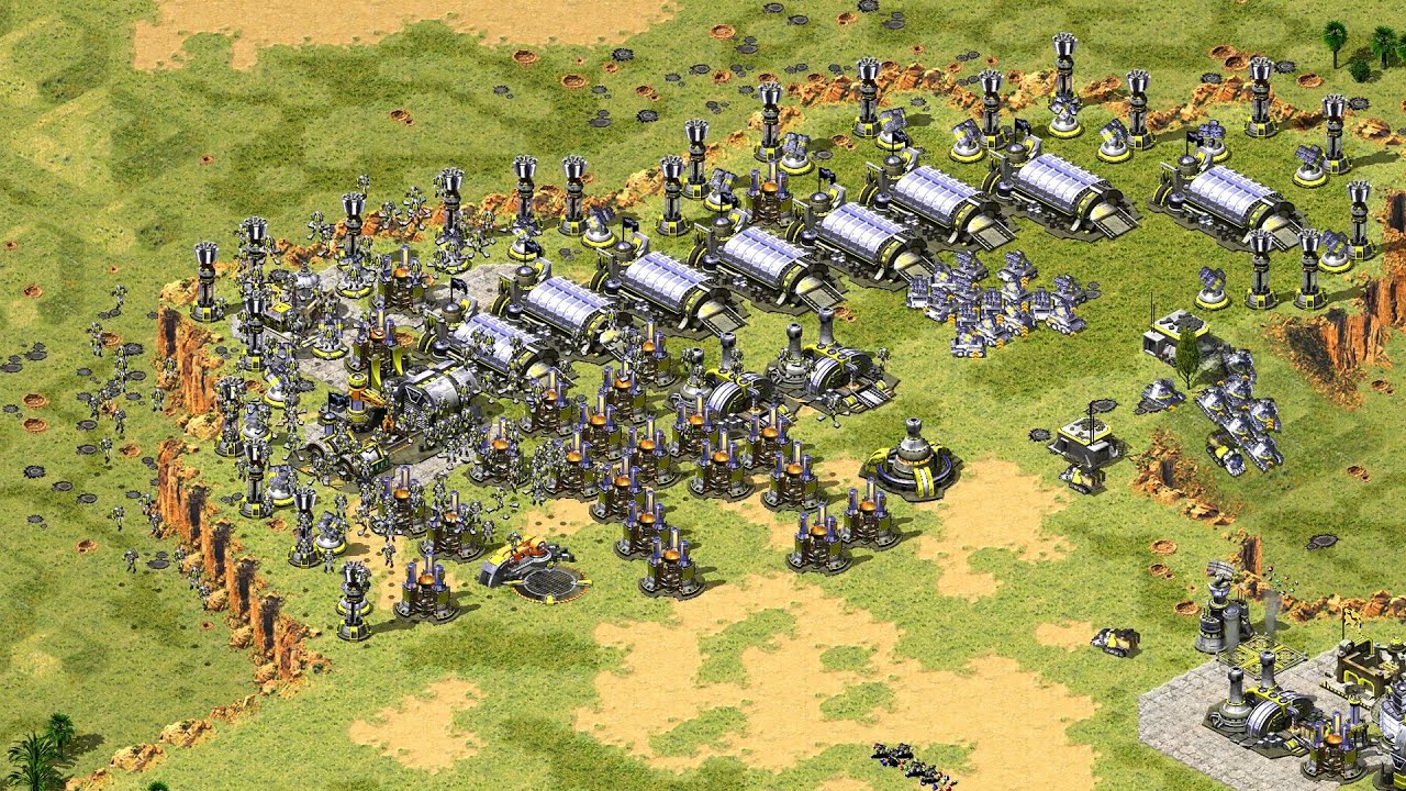 Red Alert 2 I Defence Very Good Only With Prism Tower On Hill Before ...