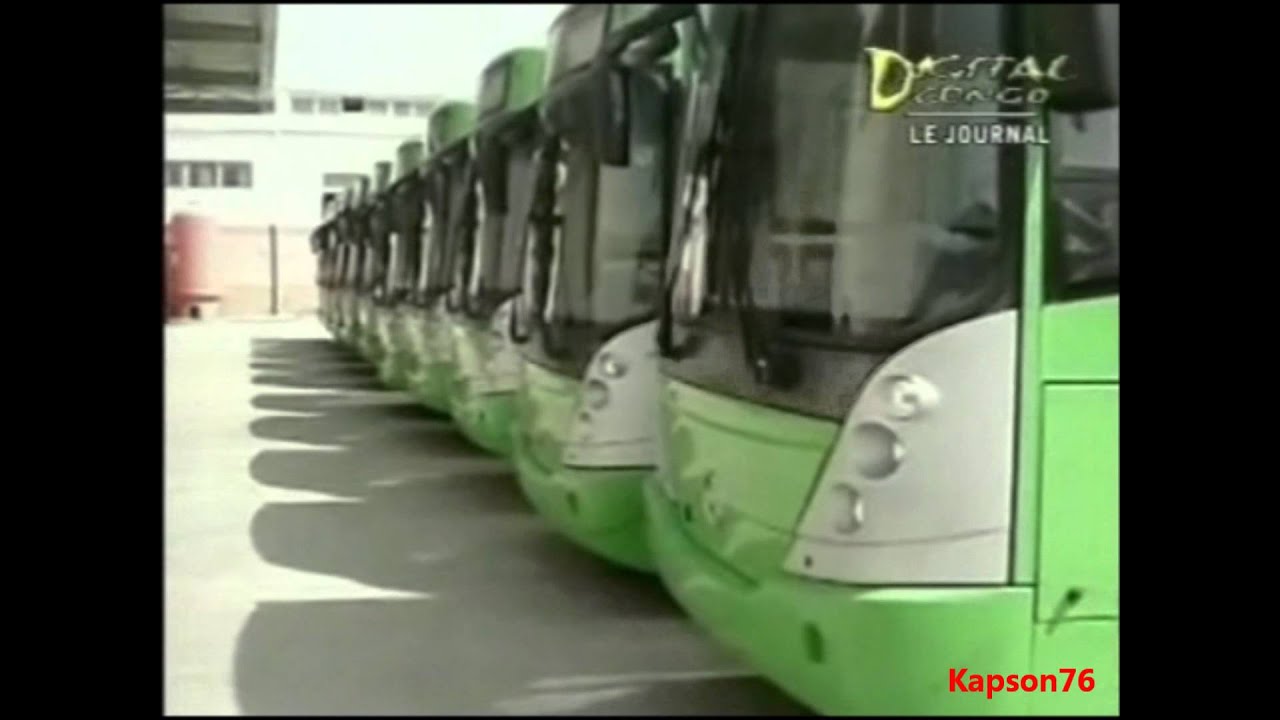 300 nouveaux bus pour kinshasa - YouTube