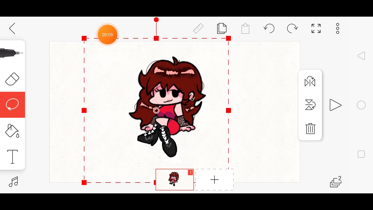 tried to give gf from fnf a glow uppppp - YouTube