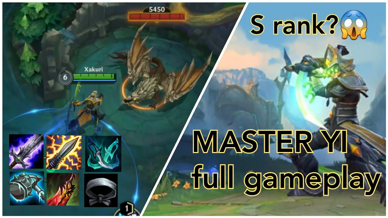 Leauge of Legends: Wild Rift - Master Yi Full Gameplay - YouTube