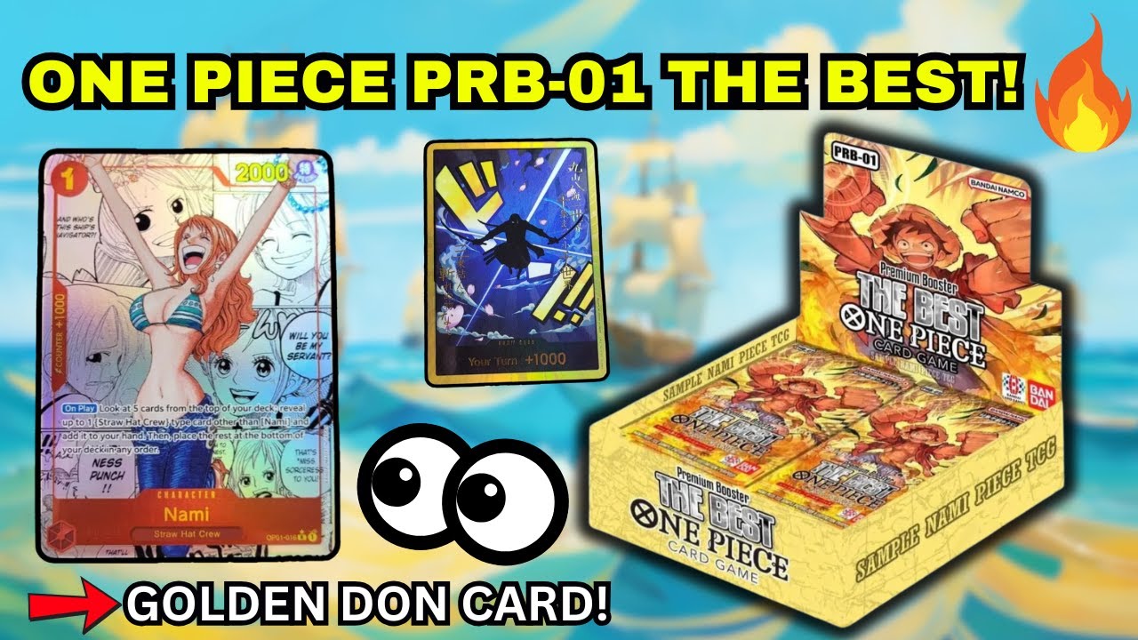 GOLD DON! One Piece Premium Booster PRB-01 Review! English! - YouTube