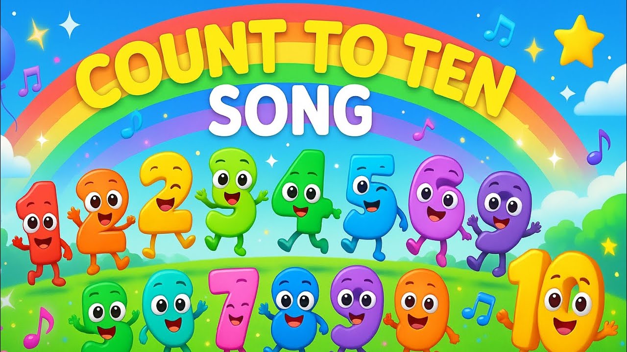 Count to Ten Song 🔢🎶 | Fun Numbers Kids Song – Little Star Tunes - YouTube