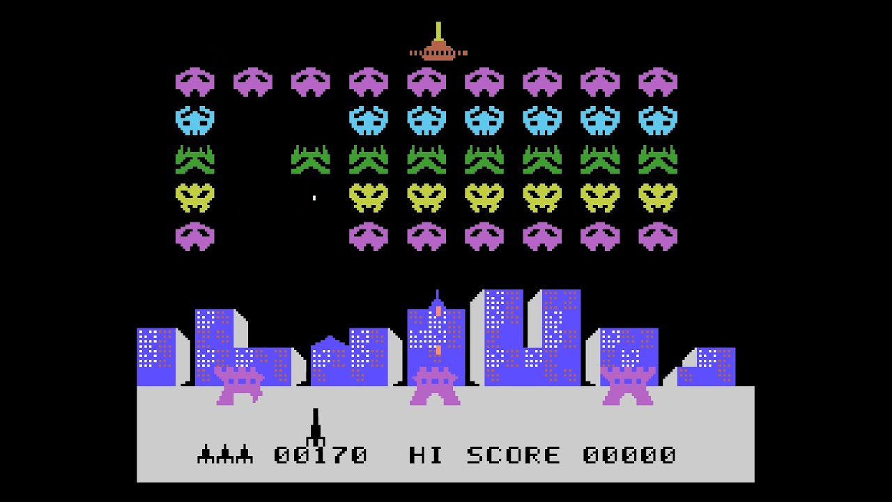 CreatiVision Game: Sonic Invader (1981) - YouTube