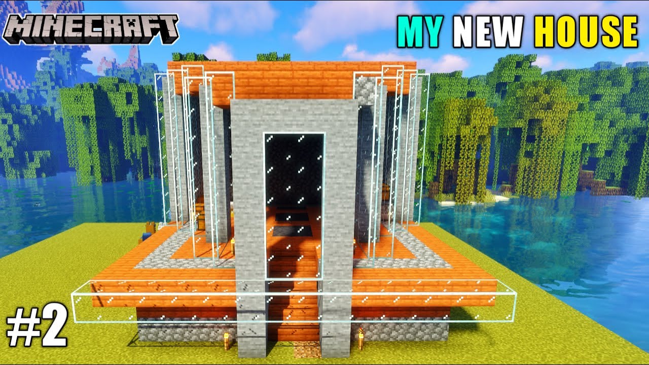 MAKING MY NEW HOUSE IN MINECRAFT #2 || BB IS LIVE - YouTube