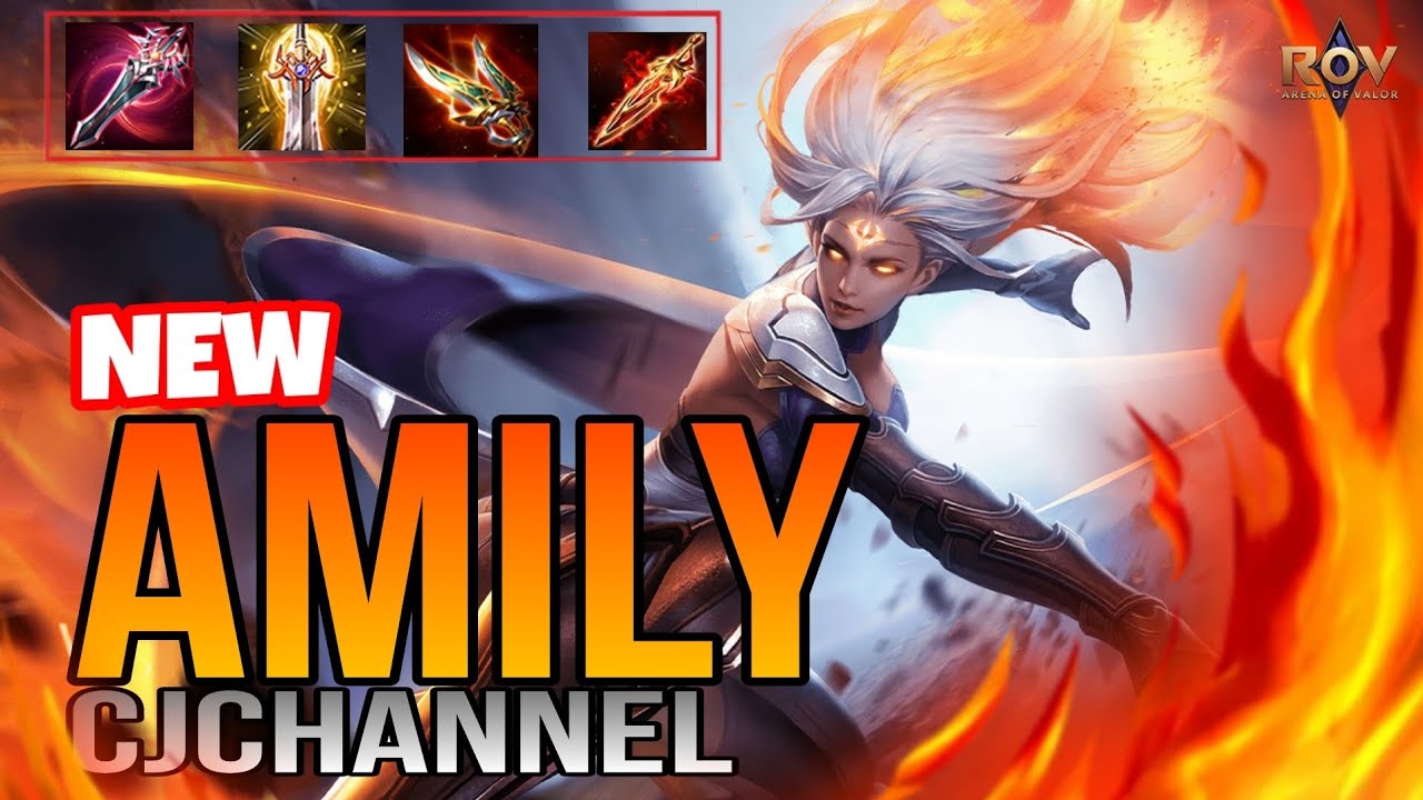 ROV : Amily เล่นเอมิลี่สายคริติคอล ฟามป่า โหดจัด เตะชุดเดียวหาย ติดคริ ...