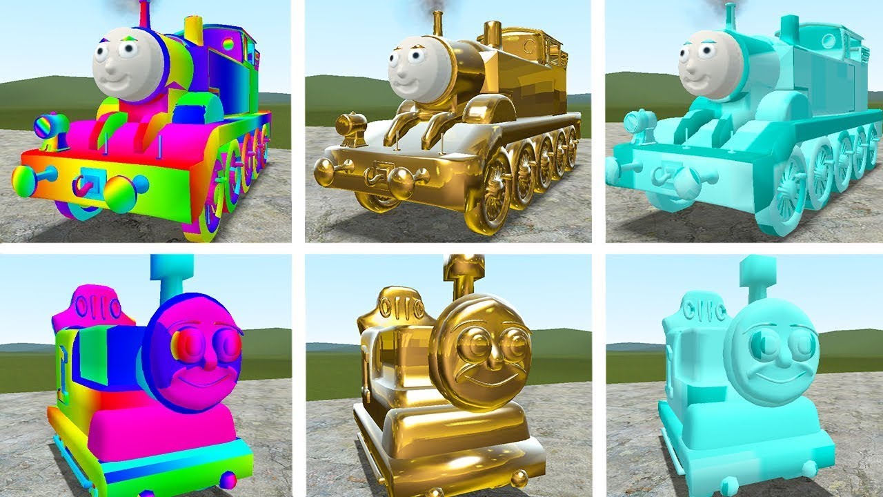 ALL MONSTER THOMAS 3DMEME VS CURSED THOMAS ALL COLOR! in Garry's Mod ...