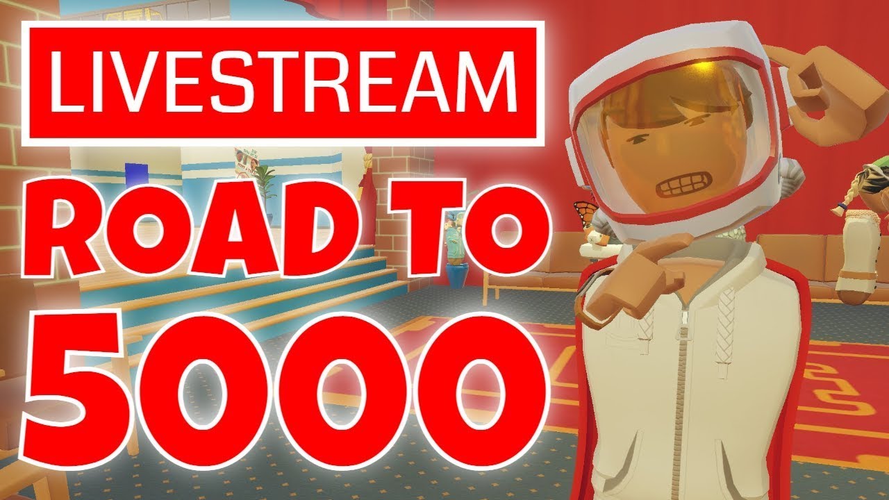 Rec Room Live Stream! | Road To 5000 Subs! - YouTube