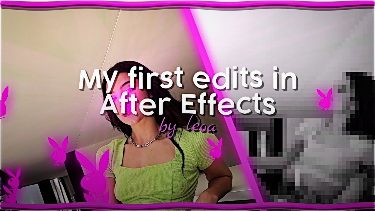 My first edits in After Effects | parte 2? - YouTube