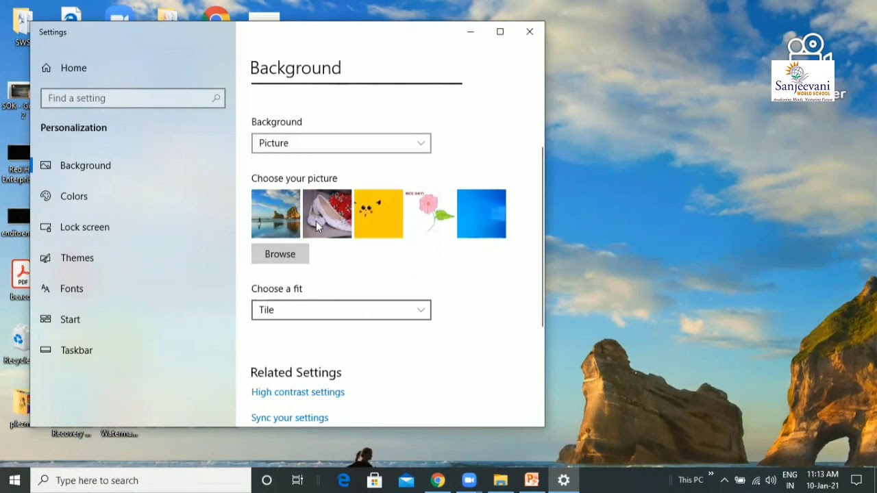 Grade 5 Chapter 3 Personalising Windows 10 Environment - YouTube