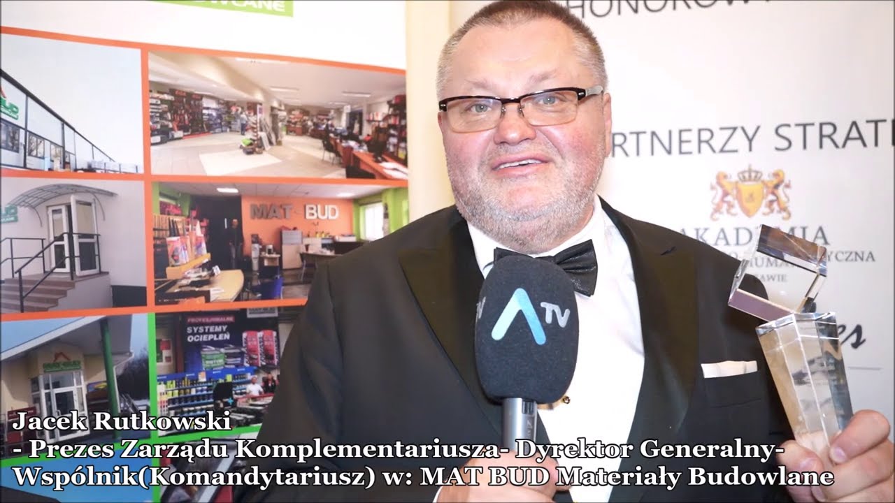 Jacek Rutkowski o uzyskanej Nagrodzie "Prezes Roku" na Gali Nowa Era ...