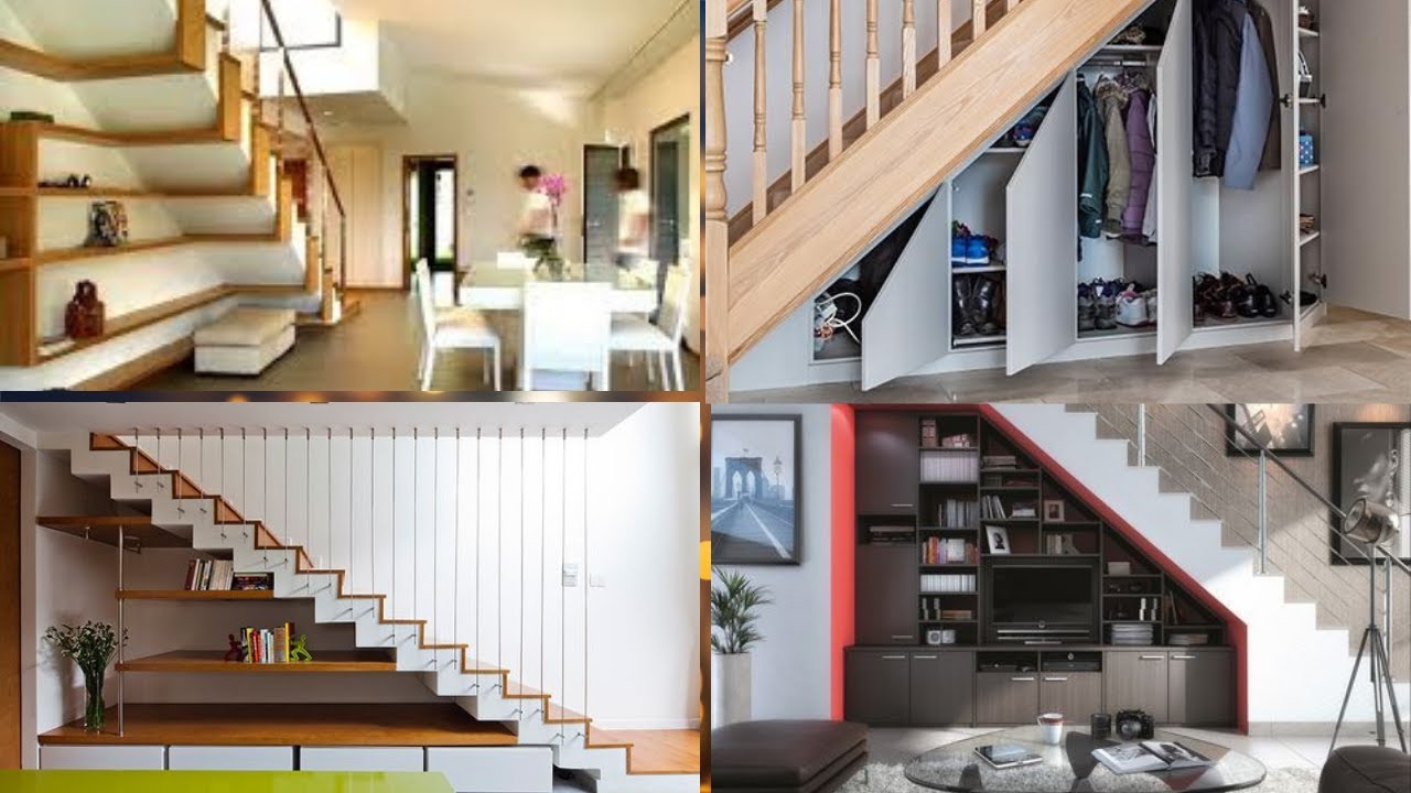 Creative under stairs storage ideas- modern under stair storage design ...