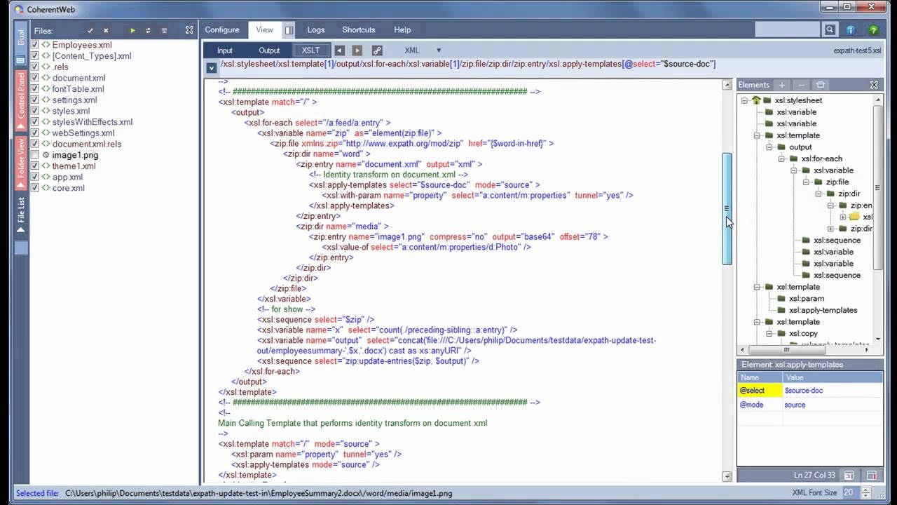CoherentWeb: Creating Word Documents Using XSLT - YouTube