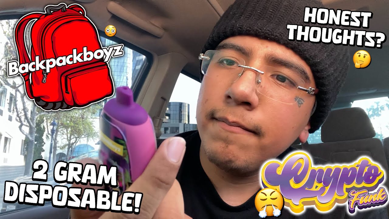 Review of the Backpack Boyz 2 Gram Disposable | Crypto Funk Unboxing ...