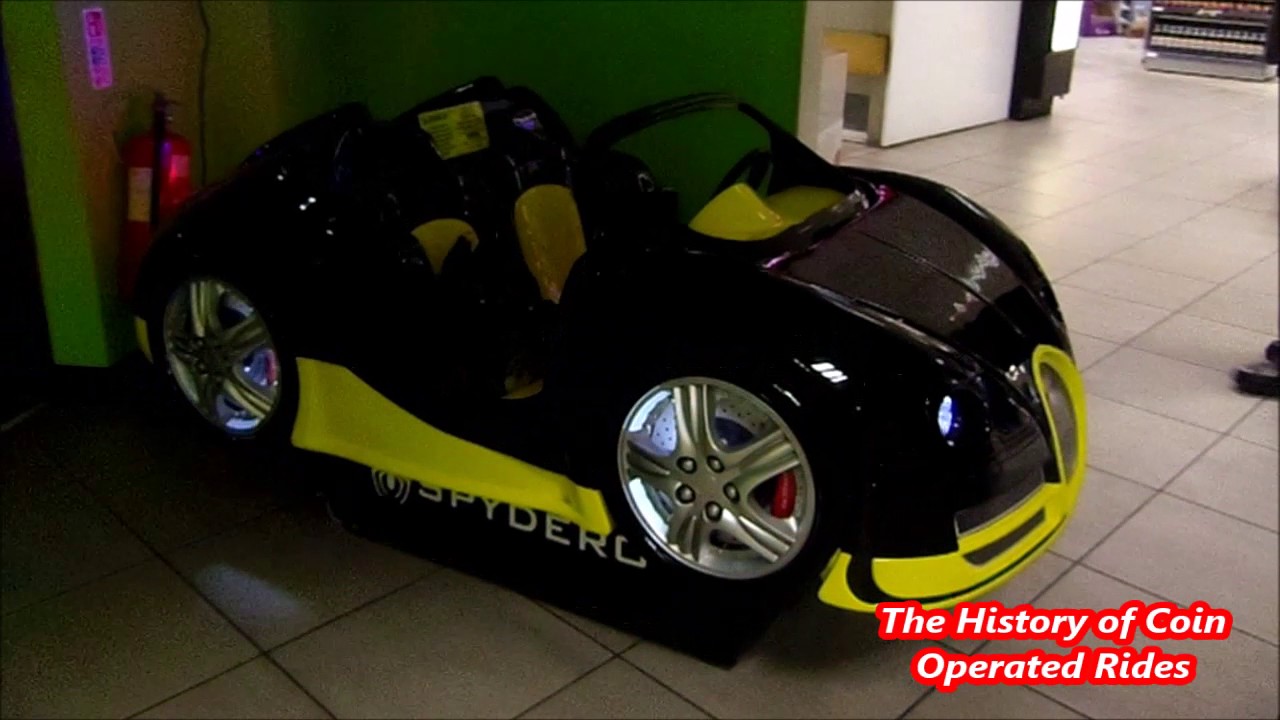 2010s Coin Operated Car Kiddie Ride - Spydero - YouTube