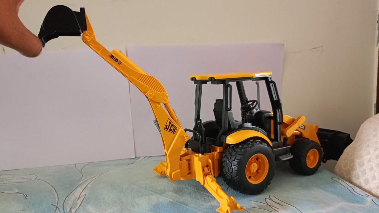 Orignal JCB Backhoe loader Toy model | JCB toy model unboxing | Backhoe ...