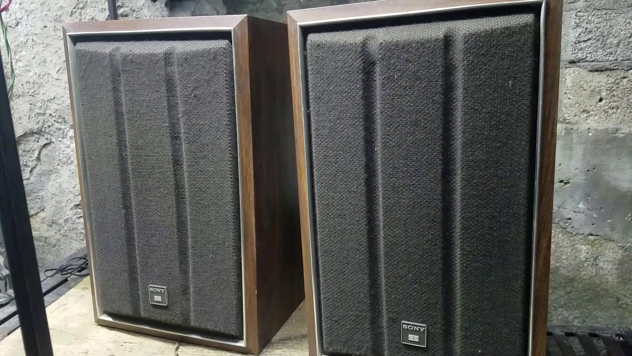 prueba bocinas Sony vintage ss-310 - YouTube