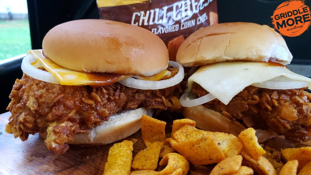 Chili Cheese Fritos Encrusted Chicken Sandwich | THE FRITO BANDITO ...
