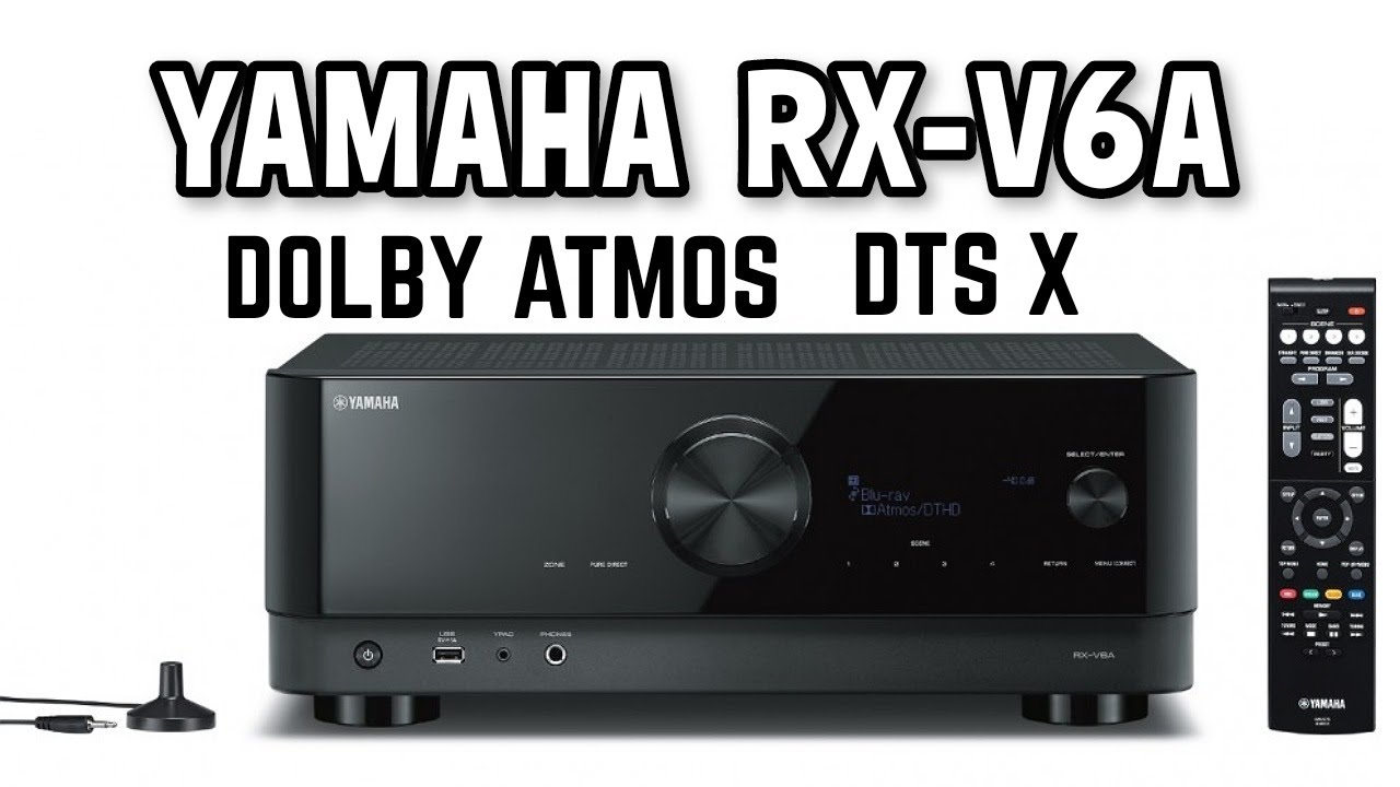 YAMAHA RX-V6A 7.2CH DOLBY ATMOS AV RECEIVER (Unboxing/Testing) - YouTube