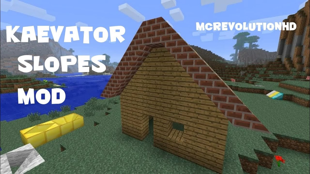 Kaevator Slopes Mod | Minecraft Mod Reviews Episode 1 - YouTube