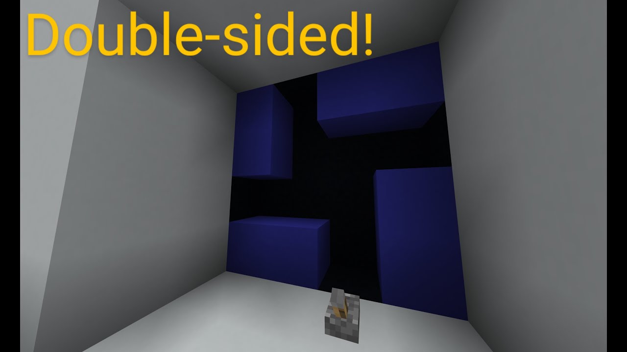 [showcase] DOUBLE-SIDED 4x4 Semi-Shutter Vortex Door! | Minecraft Bedrock - YouTube