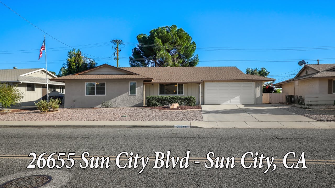 26655 Sun City Blvd - Sun City, CA - YouTube