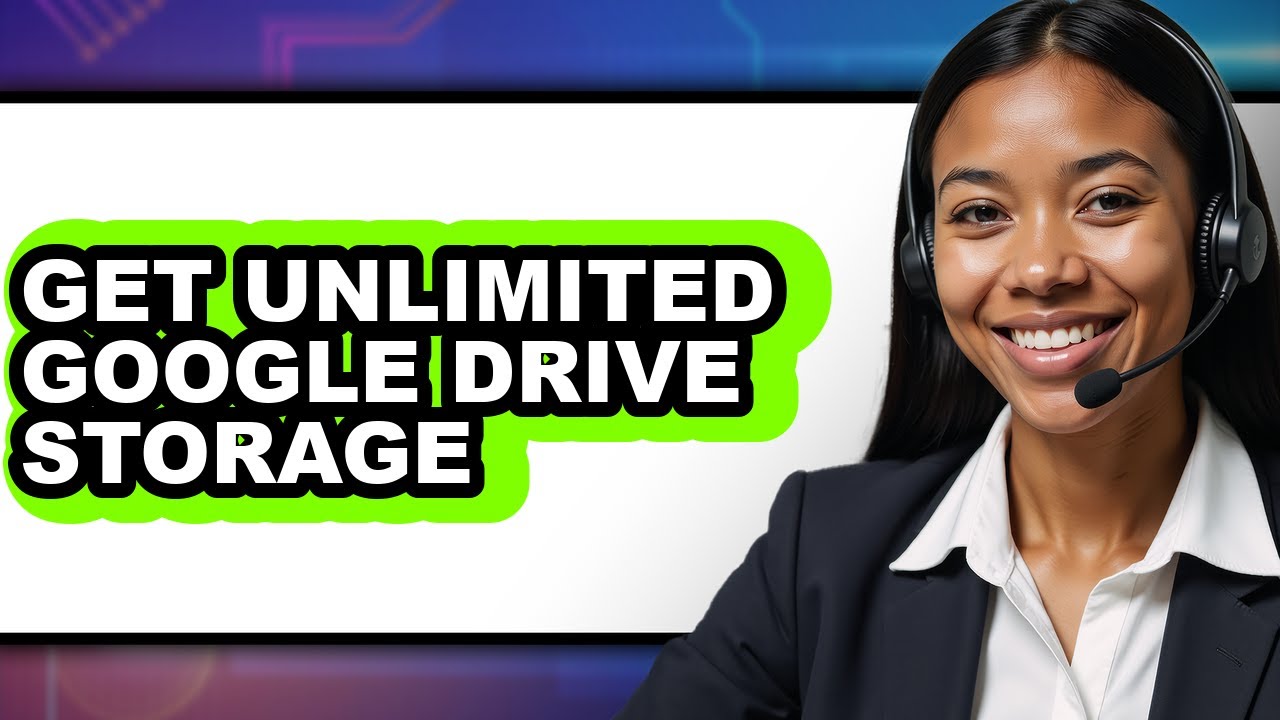 How to Get Unlimited Google Drive Storage (easy Method) - YouTube