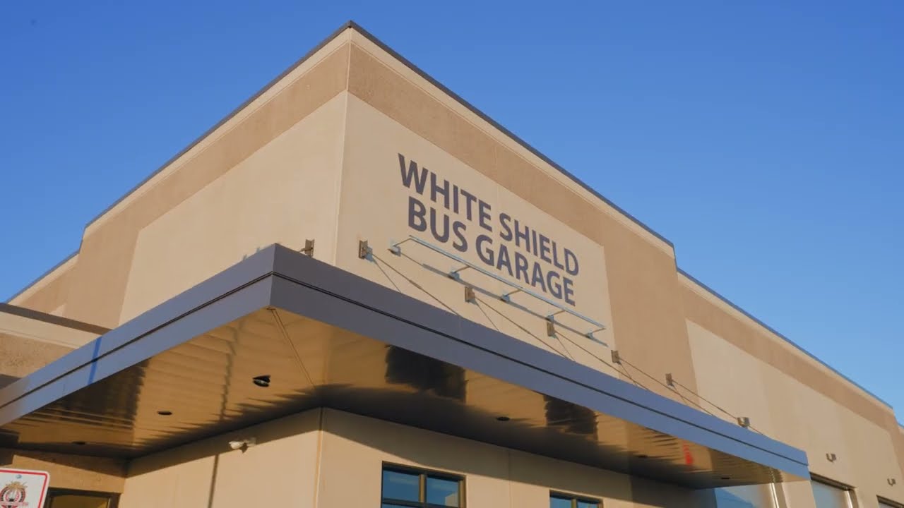 White Shield, ND: Bus Garage - YouTube