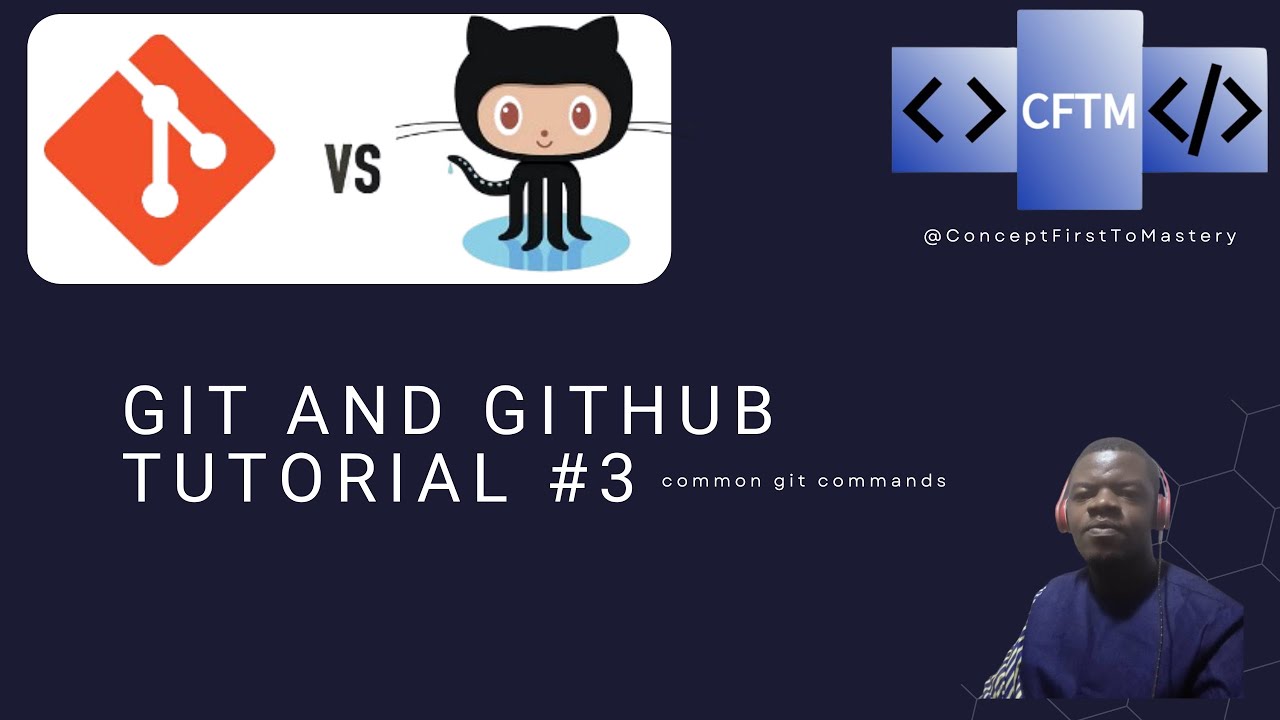 Git And Github Tutorial Part 3 Common Git Commands Youtube 4027