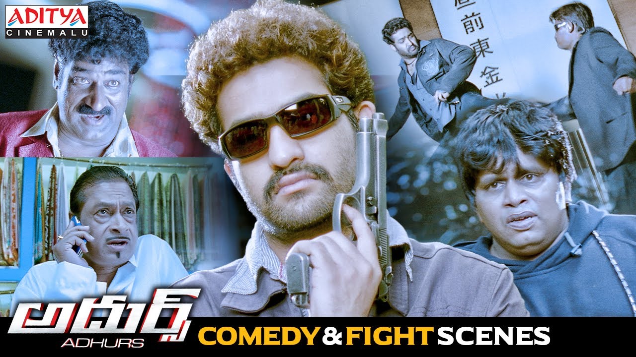 Adhurs Telugu Movie Comedy & Fight Scenes | Jr NTR | Nayanthara ...