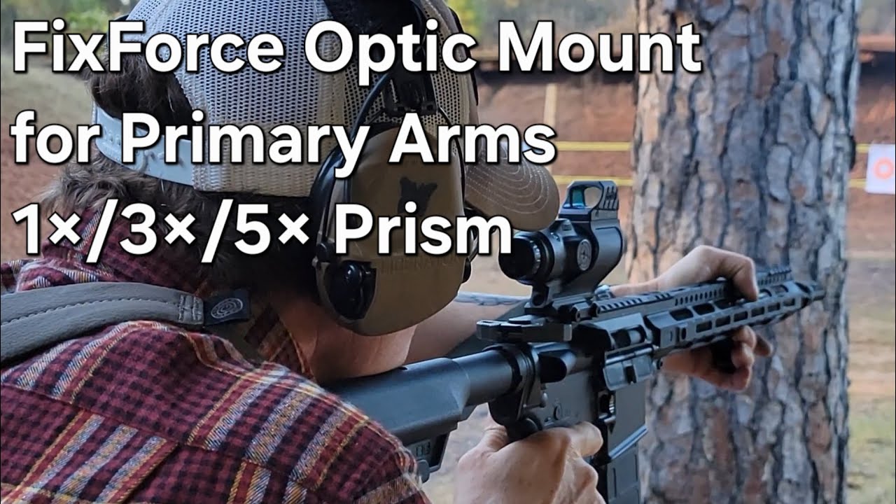 FixForce Optic Mount for Primary Arms 1x/3x/5x Prism Optics - YouTube