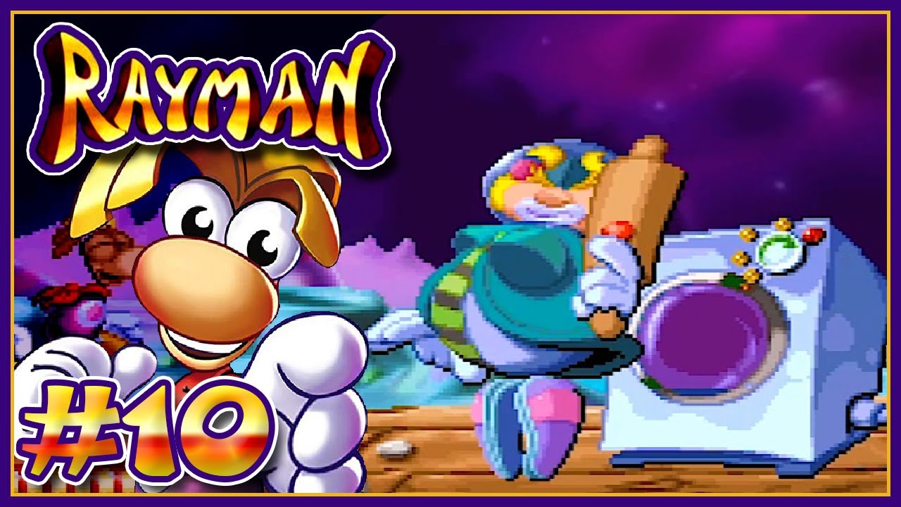 PS1 | Guía Rayman 100% #10 - Picture City (Space Mama's Crater) - YouTube