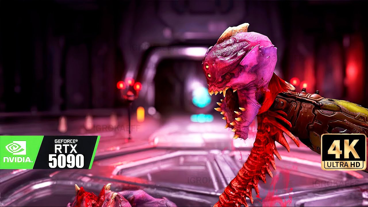 Doom Eternal: RTX 5090 TEARS Through Hell | 4K Ultra Graphics [60FPS ...
