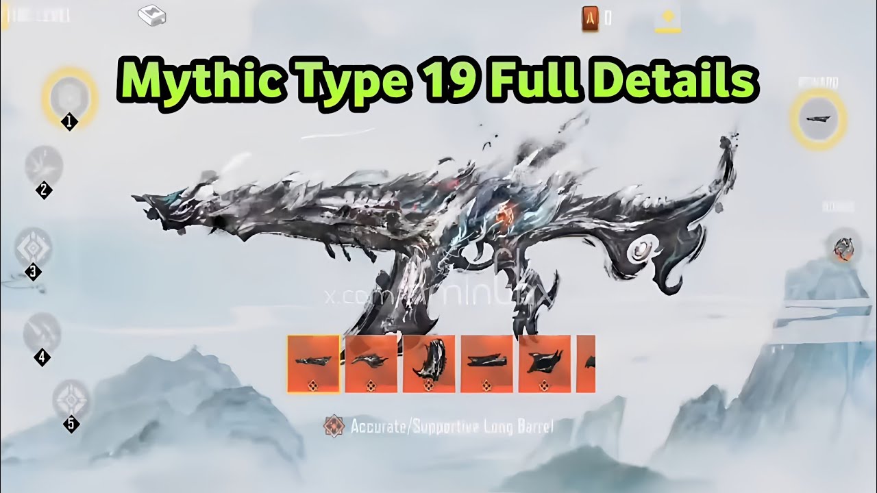 Mythic Type 19 Full Review | Mythic Type 19 Kill Effect & Iron Sight | Mythic Type 19 Gameplay ...