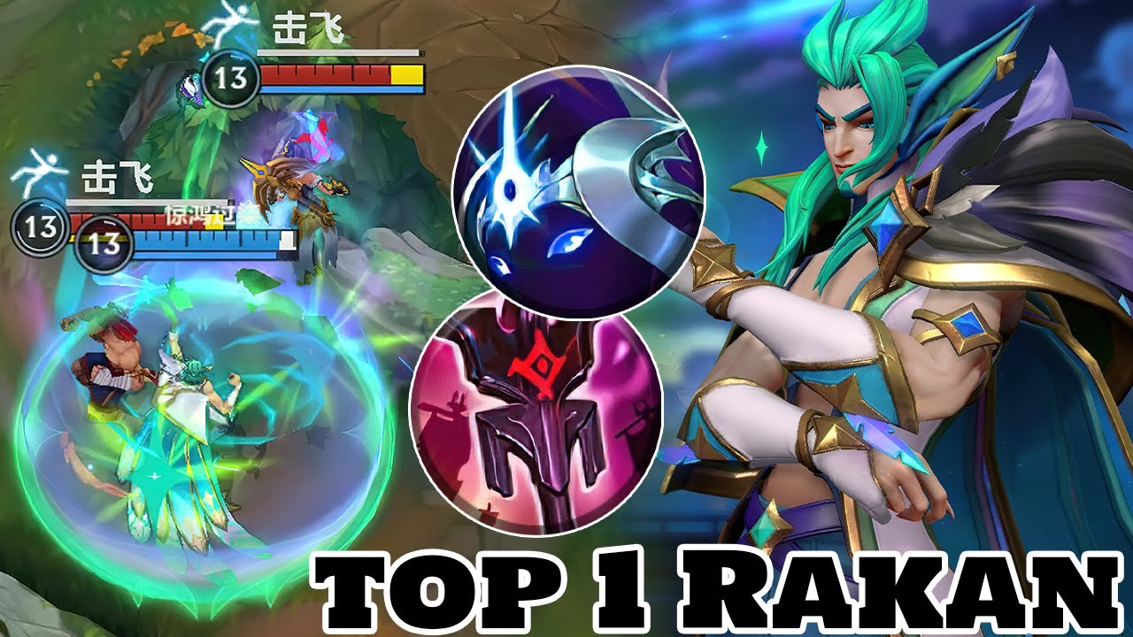 Wild Rift Rakan - Top 1 Rakan Gameplay Rank Season 7 - YouTube