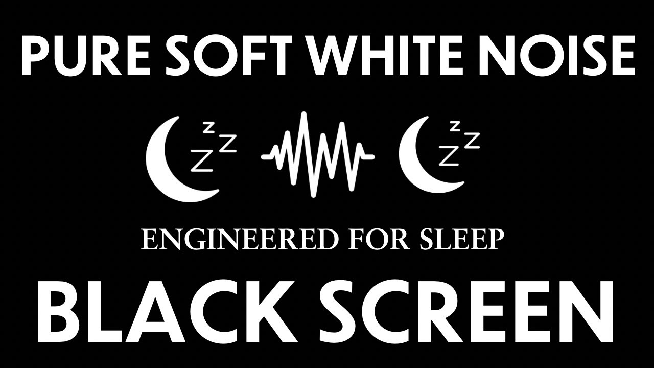 Soft Static White Noise for Sleep with Black Screen - YouTube