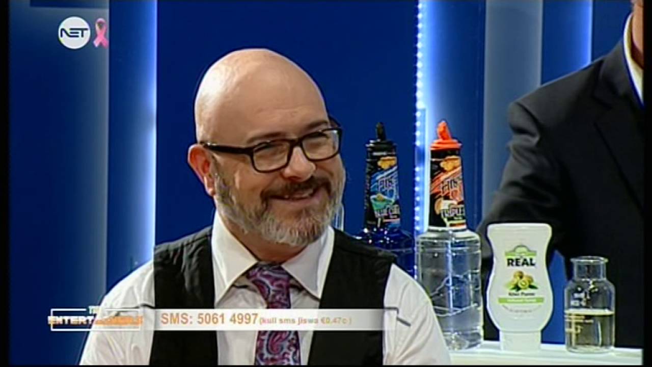 Tony Busuttil Interviewed on The Entertainers - YouTube