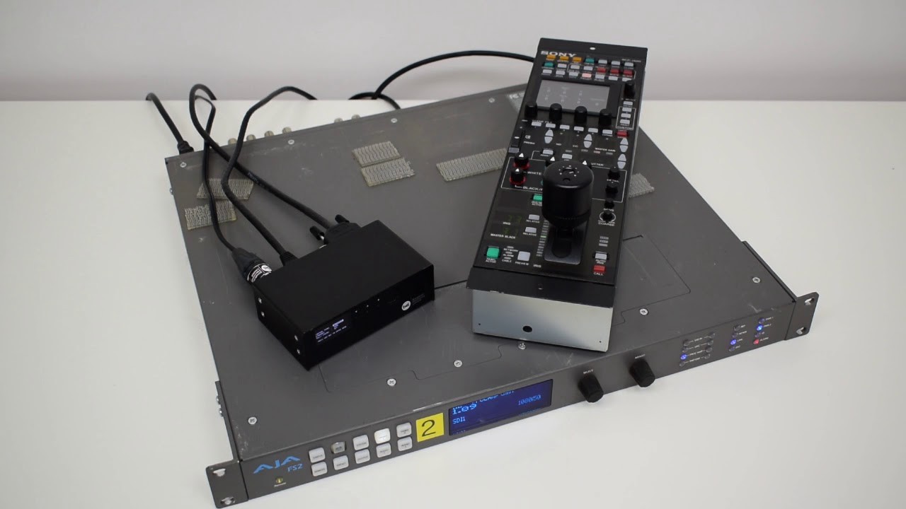 AJA FS2 Control using RCP - YouTube